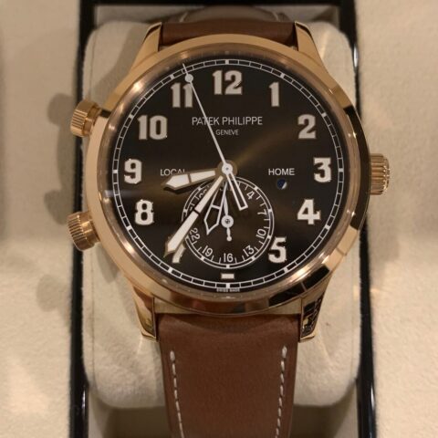 5524R-001/パテックフィリップ PATEKPHILIPPE カラトラバ パイロット トラベルタイム 腕時計の買取実績 - 名古屋の高級 ...