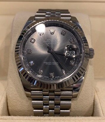 126344/ロレックス ROLEX デイトジャスト41 腕時計の買取実績 - 名古屋の高級時計買取なら【買取ふくろう】